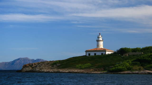 Timelapse Stock Footage Video - Alcanada Lighthouse, Alcudia, Mallorca ...