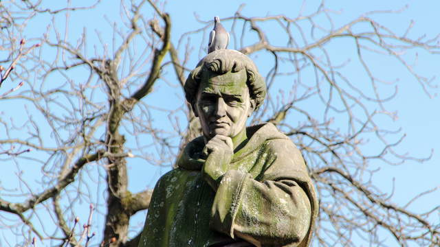 Timelapse Stock Footage Video - Freiburg Berthold Schwarz Statue ...