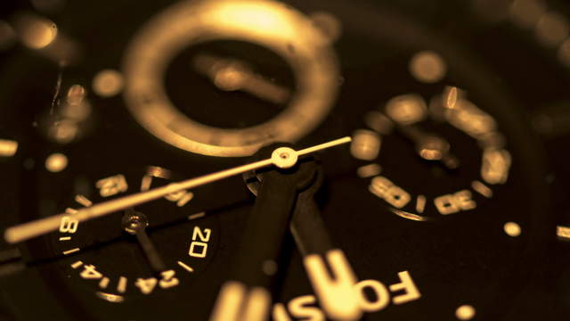 Timelapse Stock Footage Video - Macro Hyperlapse Watch Clock Rotation ...