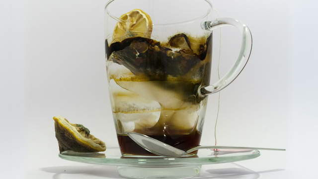 Timelapse Stock Footage Video - Fruit Tea Decomposition Sideview | 2108 ...
