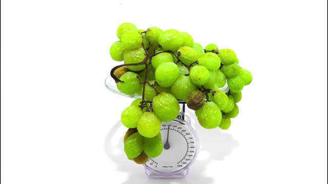 Timelapse Stock Footage Video - Grapes on Scale | 2698 | Fruits and Food